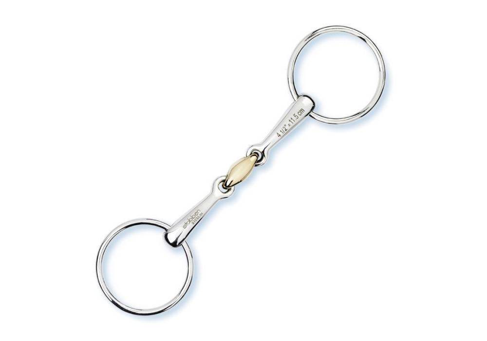 Stubben Steeltec Double Jointed Loose Ring Snaffle Bit | HorseLoverZ Stubben Steeltec Double Jointed Loose Ring Snaffle Bit | HorseLoverZ