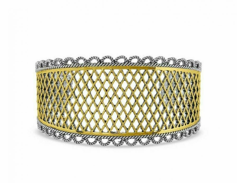 Montana Silversmiths Honeycomb Western Lace Cuff Bracelet