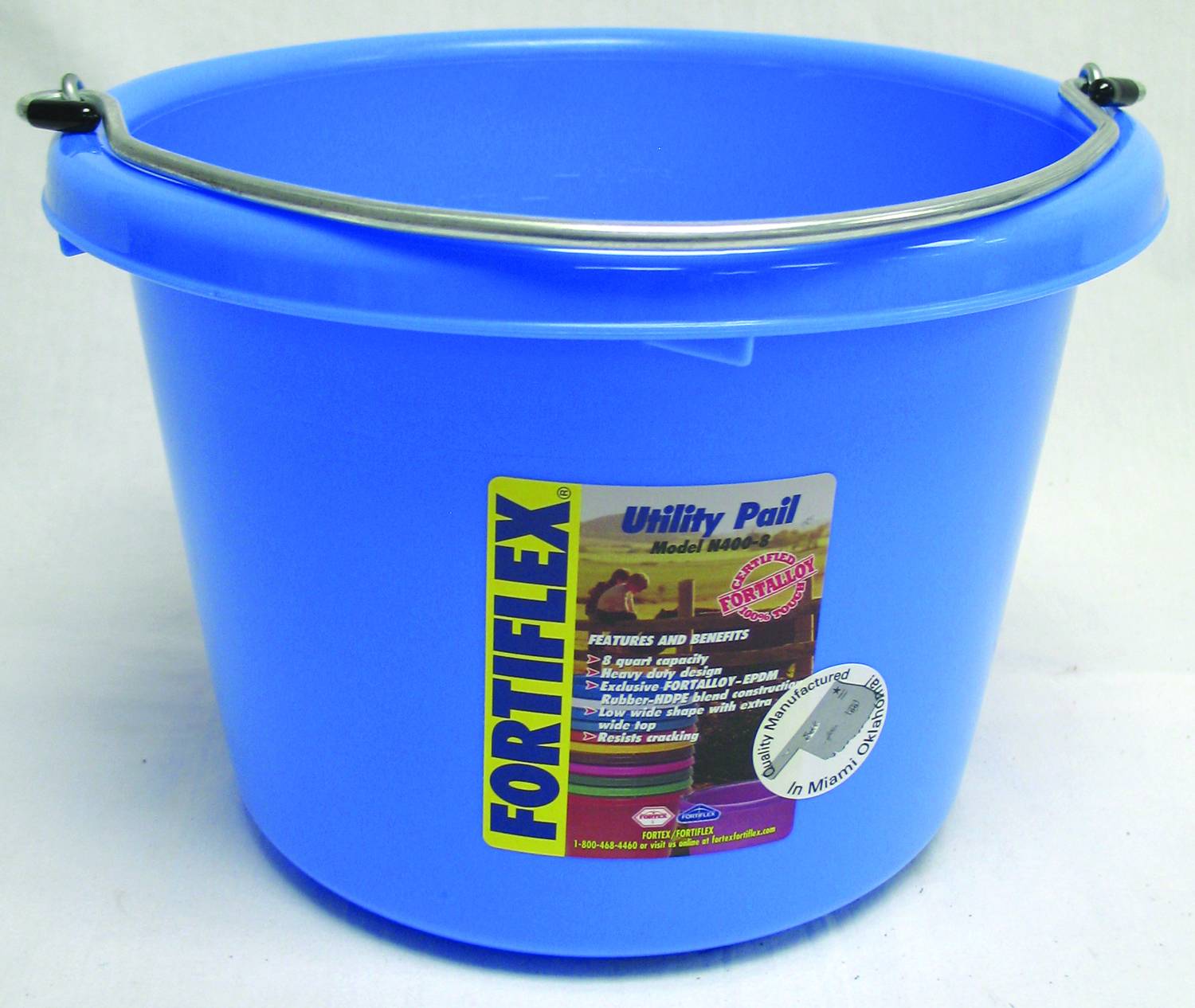 Fortex Industries Black Utility Pail 8 Quart 012891260012 for sale ...