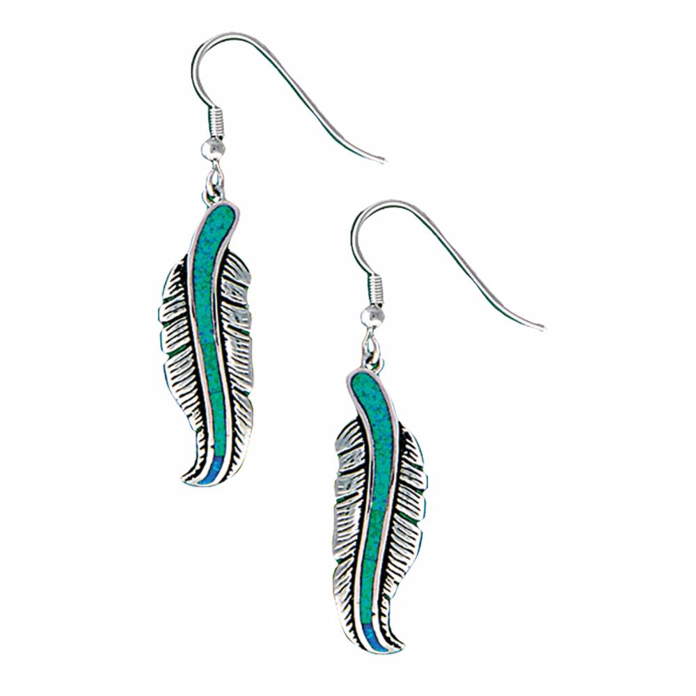 Montana Silversmiths The Storyteller Feather Dangle Earrings Montana Silversmiths The Storyteller Feather Dangle Earrings