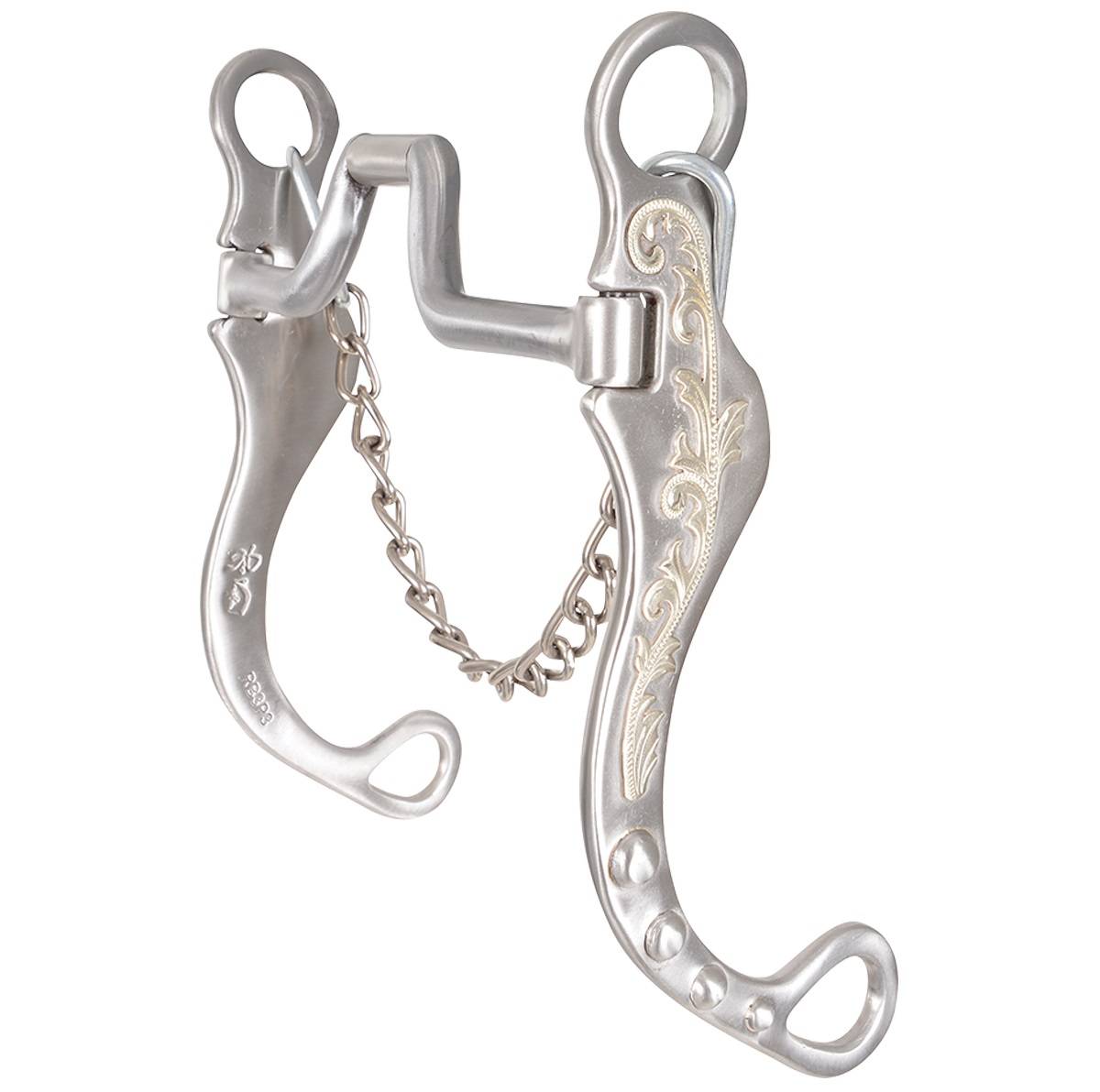Classic Equine Les Vogt Roper Swivel Port Bit With Hinged Classic Equine Les Vogt Roper Swivel Port Bit With Hinged