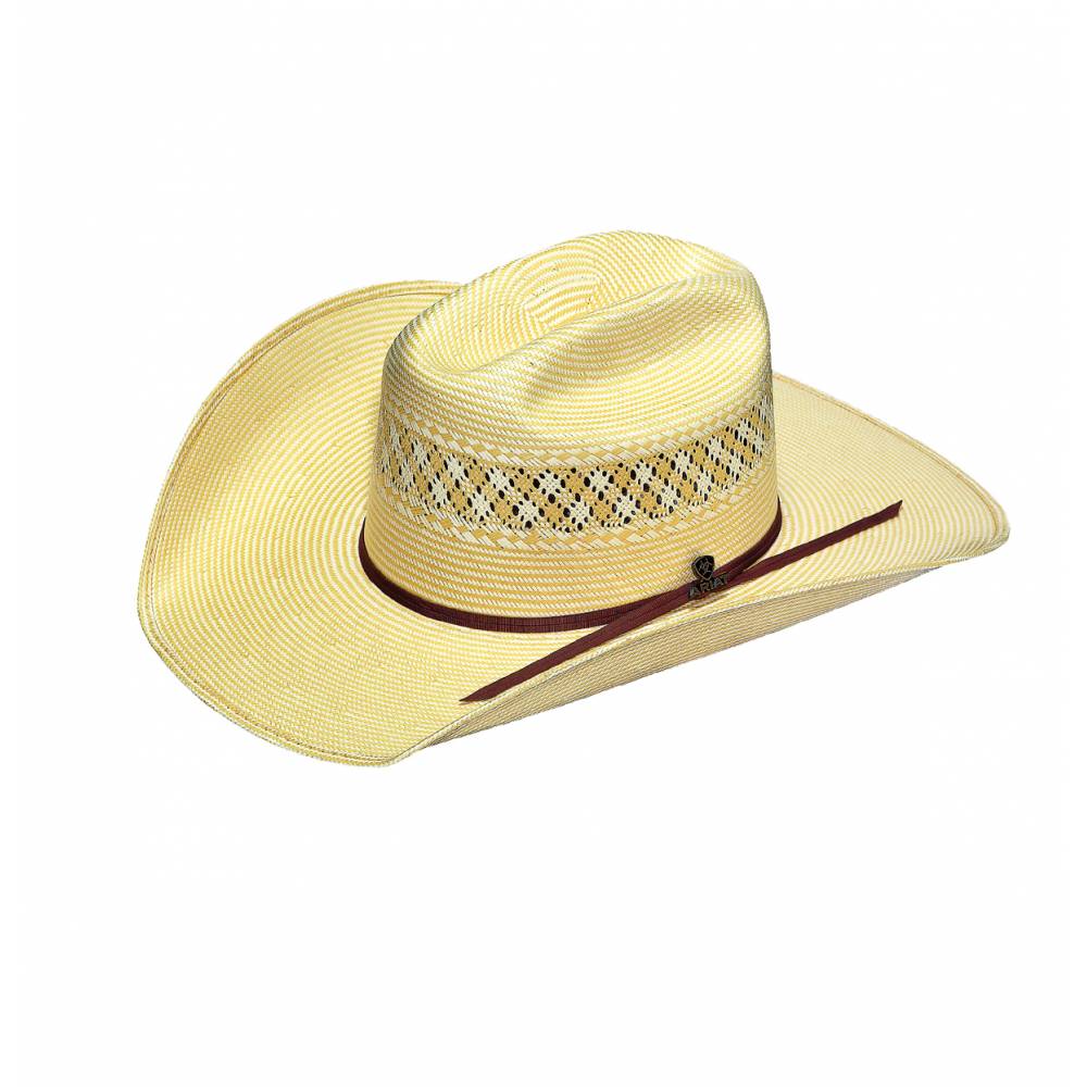 Ariat Mens 20X Cattleman Crown Straw Western Hat | HorseLoverZ Ariat Mens 20X Cattleman Crown Straw Western Hat | HorseLoverZ